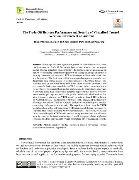Pdf The Trade Off Between Performance And Security Of Virtualized