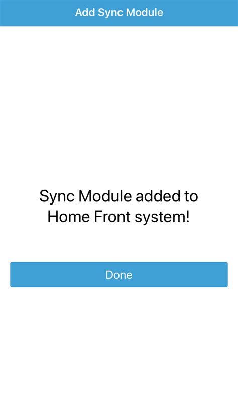 Setting Up Your Sync Module Blink Support