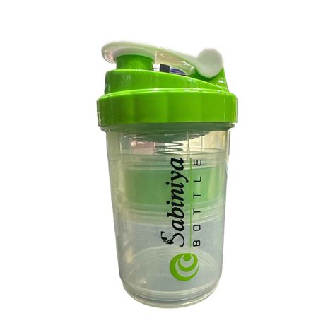 Protein Shaker 500ml Bottle With 3 Compartments Ali Sports