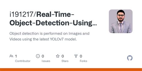 Github I191217real Time Object Detection Using Yolov7 Object