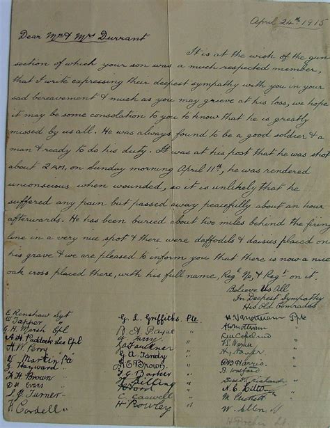 Private William Charles Durrant 1896 1915 Find A Grave Memorial