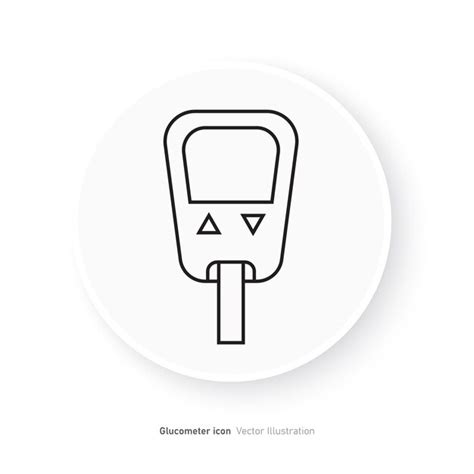 Premium Vector Glucometer Icon Design Vector Illustration