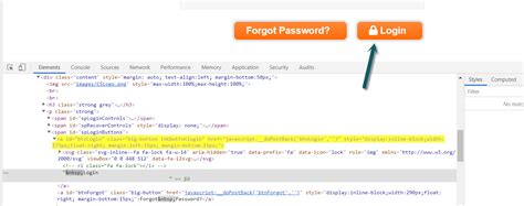 getting the following error when clicking on login button with