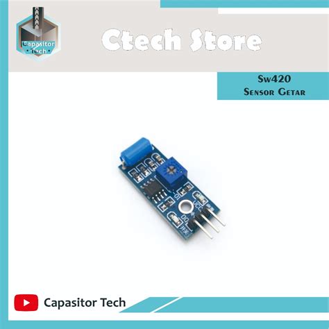 jual sw 420 sw420 vibration sensor getar switch module untuk arduino
