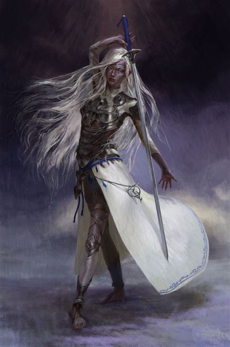 Drow Samurai Drow Warrior Art Dnd Eilistraee
