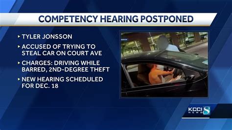 Competency Hearing For Naked Car Thief Postponed YouTube