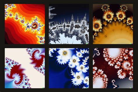 Mandelbrot Flowers Cityscape Solar System R Dalle2