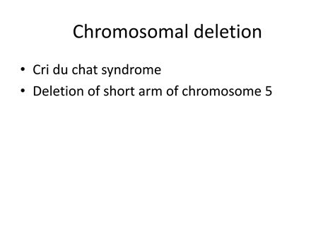 Karyotypes And Dysmorphic Features Pptx