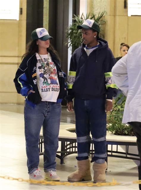 April 1 2022 Rihanna And Asap Out In La Travare
