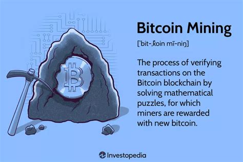 what is bitcoin mining an overview of the process