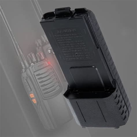 Boîtier De Batterie Surenhap Uv 5r 6 Piles Aa Abs Noir