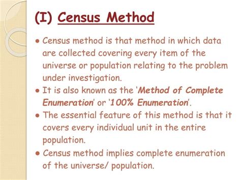 Chapter 3 Census And Sample Methods Ppt Physics Science