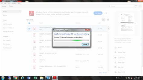 Adobe Reader Dc Updated And Now Keeps Crashing Adobe Product