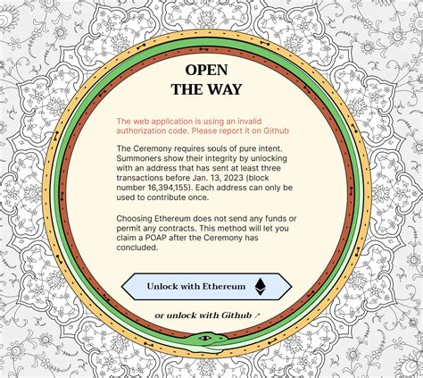 The Web Application Is Using An Invalid Authorization Code Please Report It On Github Error
