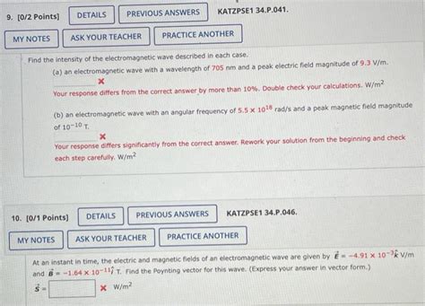 Solved Details 9 [0 2 Points Previous Answers Katzpse1