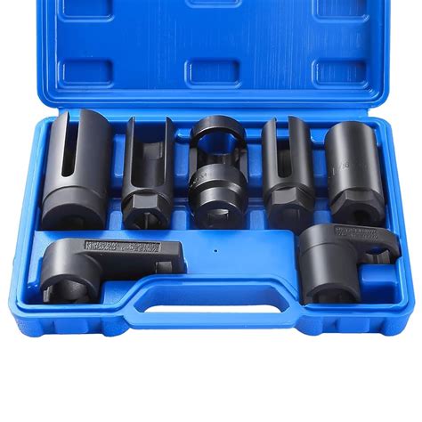 Oxygen Sensor Removal Tool 7 Piece O2 Sensor Removal Tool With Thread Chaser Oxygen Sensor