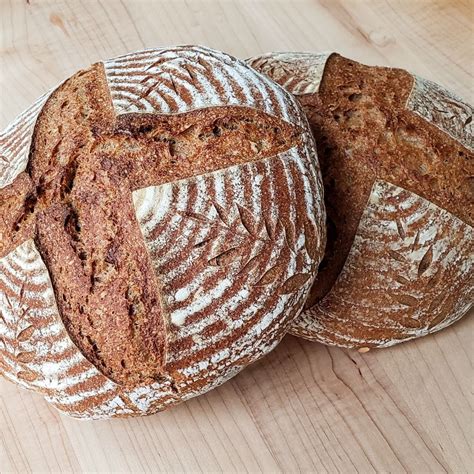Traditional Whole Grain Miche Breadtopia