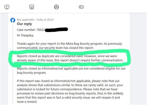 Theepika J On Linkedin Found A Valid Bug On Meta Bug Bounty Program Unfortunately Duplicate