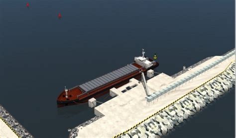Simulation Regarding Safe Berthing And Unberthing Of A Bulk Carrier In The Port Of Conakry Simwave