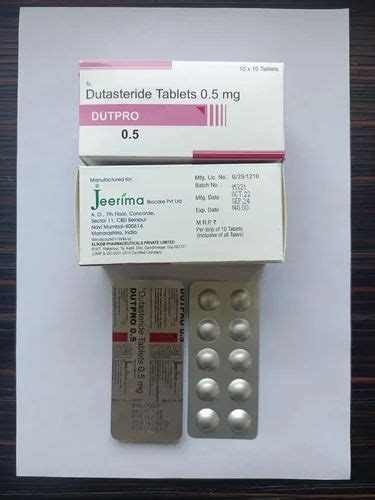Dutasteride Tablet At ₹ 250box Haridwar Id 2851603266930