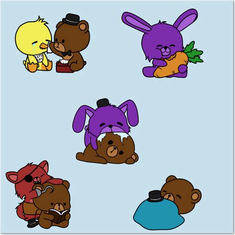 Cute Fnaf Chibi Five Nights At Freddys Posters And Art Prints