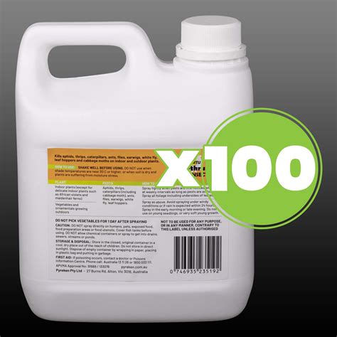 Pk Rtu Pyrethrum Natural Insecticide Bottle 2l X100 Pyreken