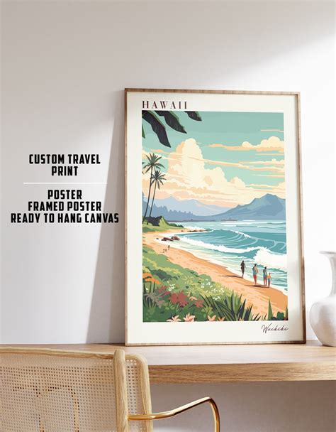 Custom Travel Poster Choose Locations Personalized Travel Print