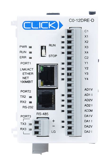 CLICK PLC 4 Pt In 4 Pt Out 2 Ch In 2 Ch Out Ethernet And Serial Ports Programmable Logic
