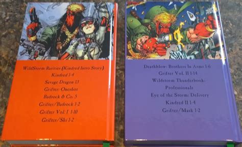 Wildstorm Custom Bound Grifter Comics By Houchen Bindery Savage Dragon Eye Of The Storm Book
