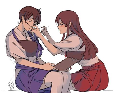 Akagi And Kaga Kantai Collection Rwholesomeyuri