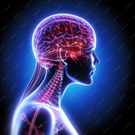 Premium Ai Image Human Brain Signal Deep Learning Concept Human Head And Brain Different Kind