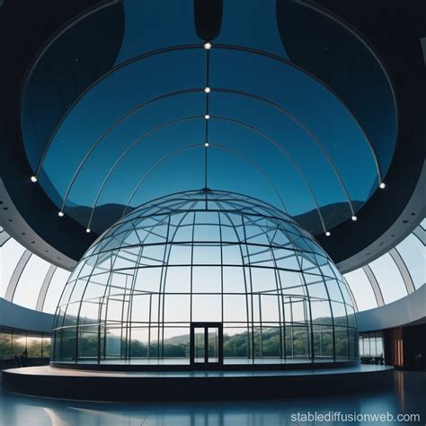 Modern Domes Unique Structure System For Exhibition Stable