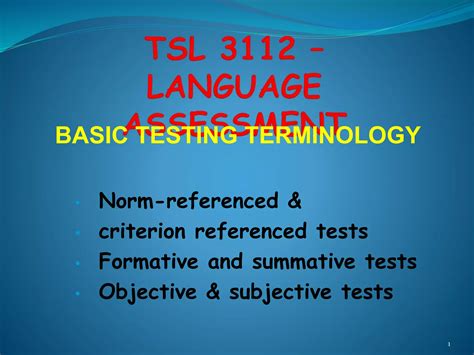 Norm Referenced And Criterion Referencedpptx