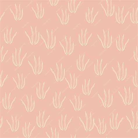 Premium Vector Creative Doodle Grasss Seamless Pattern