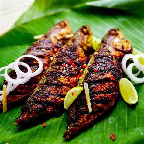 Kerala Style Ayala Meen Fish Fry Recipe