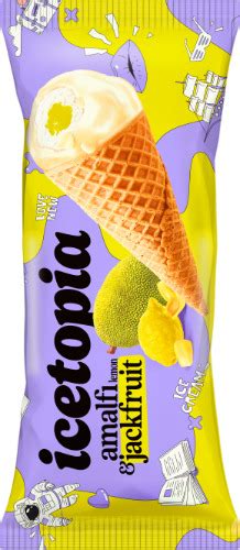 Glaistyti Grietininiai Ledai Icetopia Su Duonmedžių Vaisių Ir Citrinų įdaru 150ml Officeday