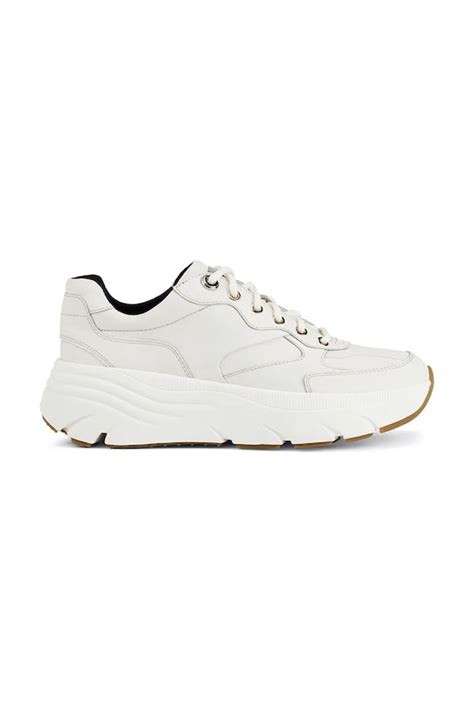 Geox Sneakersy Skórzane D Diamanta A Kolor Biały D26ufa 00085 C1002