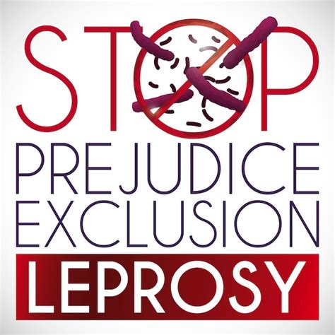 Premium Vector Precepts Leprosy Bacillus And Forbidden Signal