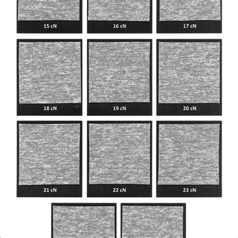 Melange Appearance Grading Scale Download Scientific Diagram