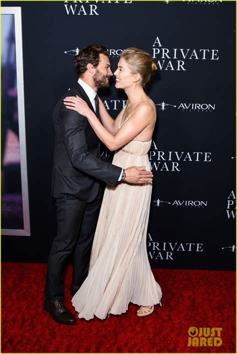 Jamie Dornan And Rosamund Pike Step Out For A Private War Los Angeles