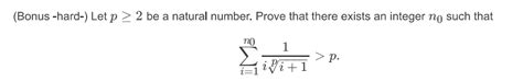 Solved Let P 2 Be A Natural Number Prove That There