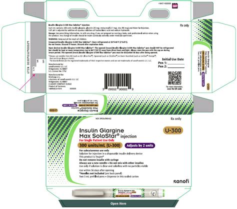 Insulin Glargine Package Insert Prescribing Information