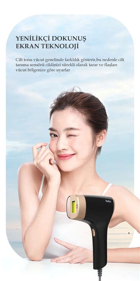 Robx A05 Ipl 3 Milyon Atım Akıllı Cilt Tanıma Ultra Seri Atım 3 Başlık
