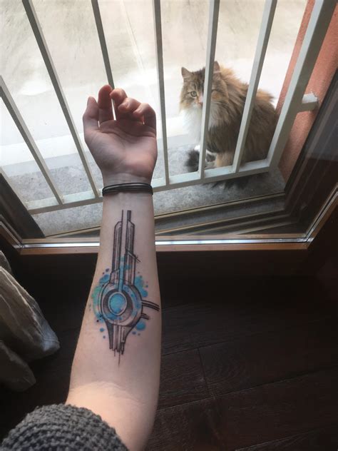 Got My First Tattoo I Love How It Turned Out Rmasseffect