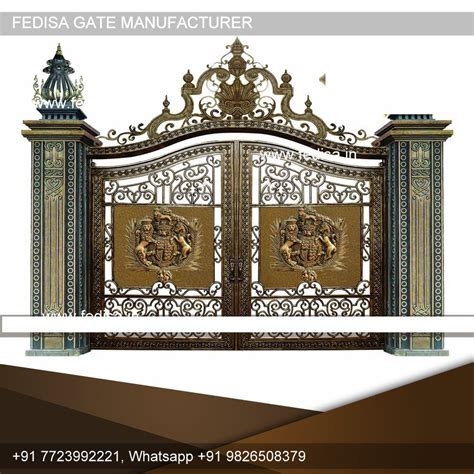 Home Main Gate Design Square Bar Steel Gate Design Ss Compound Gate