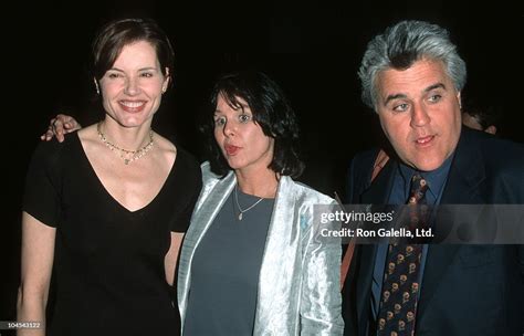 Geena Davis Mavis Leno And Jay Leno During Benefit For The Women Of