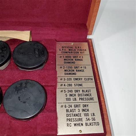 Used Official Spi Spe Mold Finish Comparison Kit For Sale At Gizmo