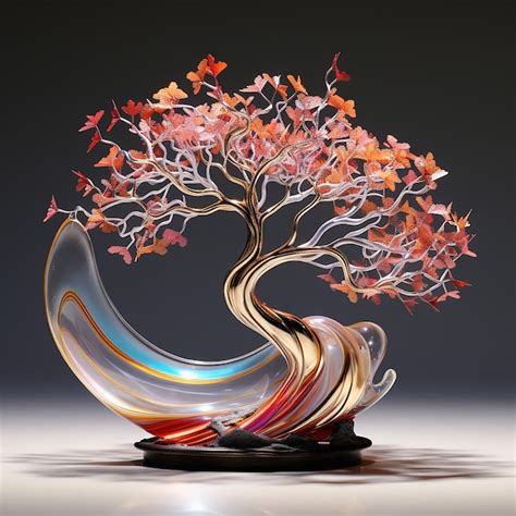 Premium Ai Image Rotating Dichroic Glass