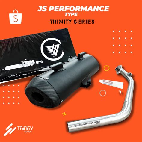 Jual [best Deal] Knalpot Js Performance Type Trinity Series Untuk Vario Nmax Aerox End Pipe