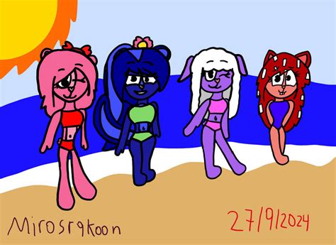 Htf Girls In Bikini By Delangelsantiago On Deviantart